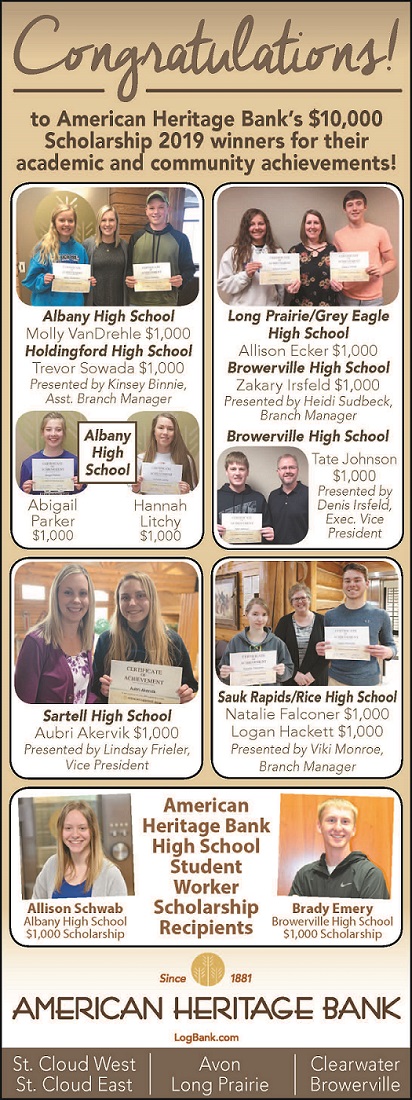 SCHOLARSHIPS | American Heritage National Bank